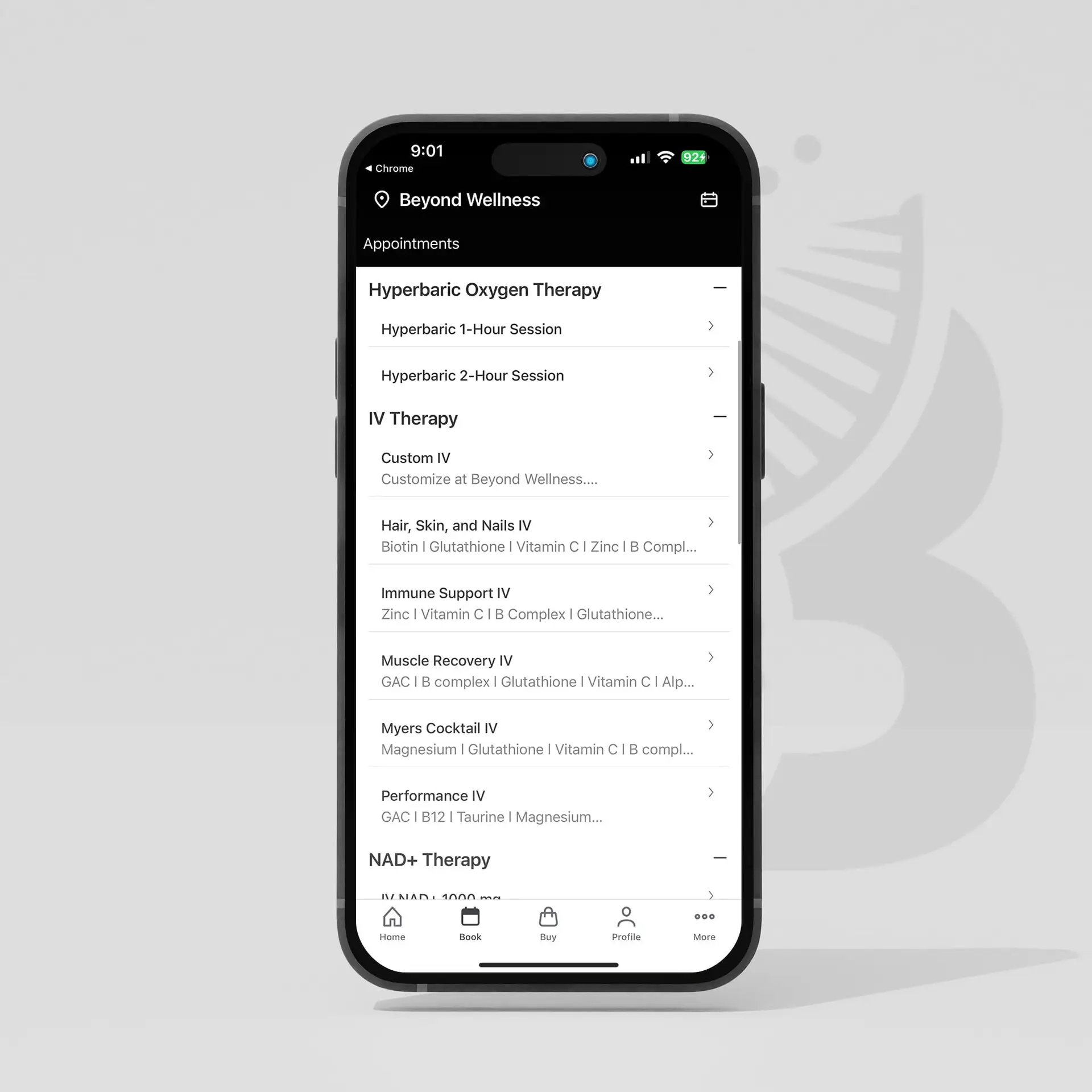 Beyond Wellness App | Beyond Wellness | Costa Mesa Wellness and IV Lounge